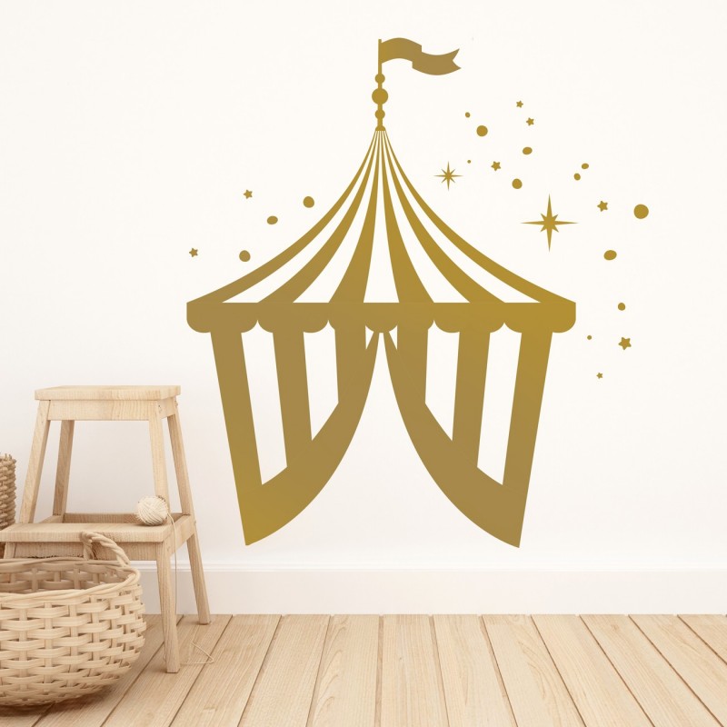“Golden Circus” Wall Decal-Circus - Order Online - Paper11